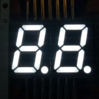 China Common Anode Seven Segment SMD LED Display 0.56 Inch 80mW Ultra Bright White 2 Digits for sale