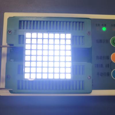China 3mm 8x8 Dot Matrix LED Display Row Anode for Moving Signs - 31.7x31.7x8mm Size, 100-120mcd Brightness for sale