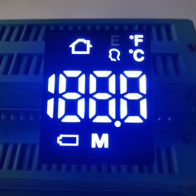China Ultra White 6-Pin 7-Segment LED Display 25.5×20.5mm 120mcd for Thermometers and Instrument Panels for sale