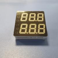 China 18mm Height 7 Segment LED Display 80mW Dual Line 4 Digits For Instrument Panel for sale