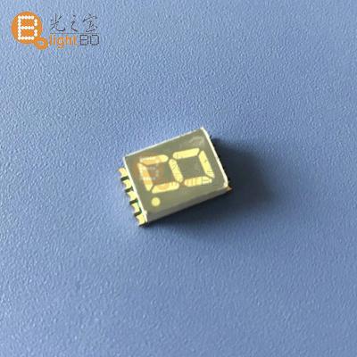 China 7.62mm SMD LED Seven Segment Display Module 12x7.3mm Ultra-Thin Common Cathode for sale