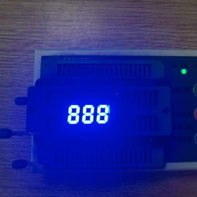 China 0.25 Inch 465nm 7 Segment Led Display 80mW Ultra Blue for sale