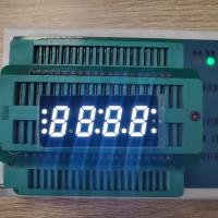 China Ultra Bright White 7.6mm Four Digit 7-Segment LED Display 0.3in 120mcd Common Anode for sale