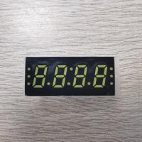 China Ultra Bright White 7.6mm Four Digit 7-Segment LED Display 0.3in 120mcd Common Anode for sale