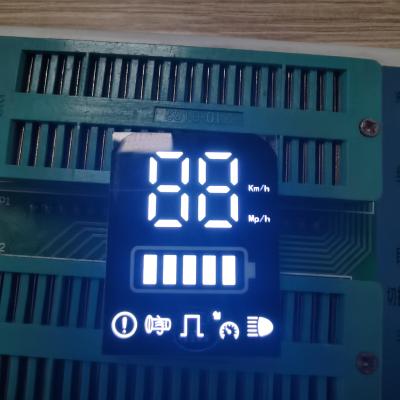 China 10.4mm 7 Segment LED Display 100-120mcd White 0.40inch For Electric Scooter Common Anode 29x22x7mm for sale