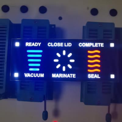 China Multicolour 7 Segment LED Display 30mcd Common Cathode for Vacuum Cleaner with 80,000hr Lifespan for sale
