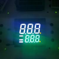 China 3 Digits Led 7 Segment Display Dual Line 120mcd 20mA For Instrument Panel for sale