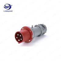 China 16A / 32A / 63A / 125A PA66 red / blue Circular Connector Cable Assembly With Olflex Classic 110h Wiring Harness for sale
