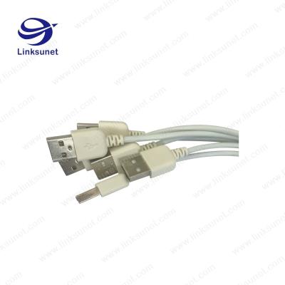 China USB - A - M color cable UL94 - V0 and ul2725 tinned copper wire harness for computer for sale