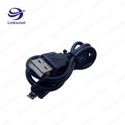 China Black Length Customized Soldering USB Cable Wiring Harness Full Automatic for sale