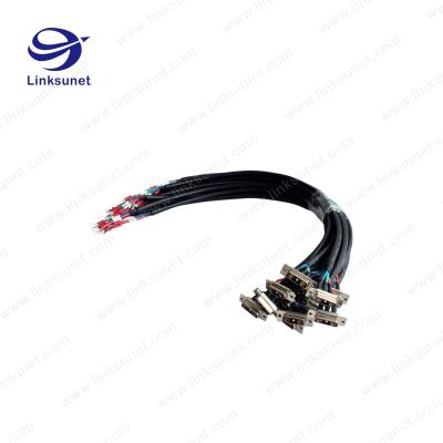 China Large Current Combo Soldering Wiring Harness 3W3 2F - 1M FMK2G D Shaped Connector for sale