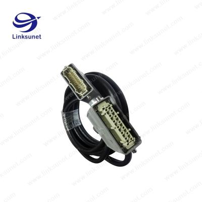 China WAIN 24PIN HE - 024 - MC gray 830v CONECTOR Cabinet internal cable assembly Custom processing for sale