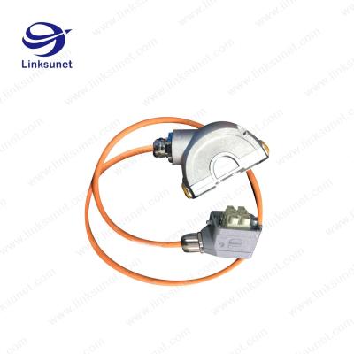 China harting Hood - Shell Heavy Duty Han - Yellock 60 series connector wire harness for Industrial for sale