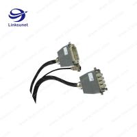 China HARTING 25PIN AL grey connector add M32 GLAND Cabinet connecting wire harness for sale