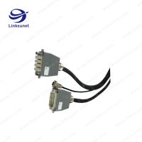 China HARTING 25PIN AL grey connector add M32 GLAND Cabinet connecting wire harness for sale