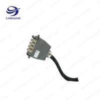 China HARTING 25PIN AL grey connector add M32 GLAND Cabinet connecting wire harness for sale