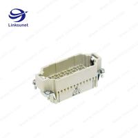 China Two Modula PA6 Gray Connectors Crimping Harting Wire Harness for Industrial for sale