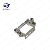 China Two Modula PA6 Gray Connectors Crimping Harting Wire Harness for Industrial for sale