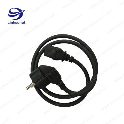 China European Custom Cable Harness Power Line 3 G 0.75 Black Length Customized for sale