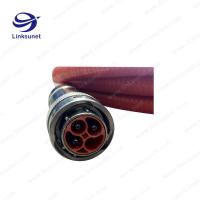 China ITT Orange Circular Connector Wire Harness Assembly PA6 CHA Type UL / ROHS for sale