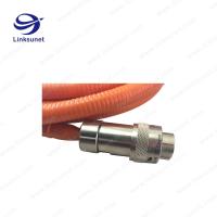 China ITT Orange Circular Connector Wire Harness Assembly PA6 CHA Type UL / ROHS for sale