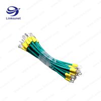 China JST FVWS5.5 - 6 Terminal Harness Connector UL1015 - 10AWG Green Pvc Cable Wire for sale
