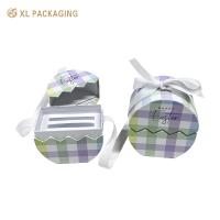 China Custom Easter Egg Shaped Chocolate Gift Box 3 Pieces Set Packaging Box with White Ribbon & EVA Insert for sale
