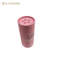 China Pink Full Color Cute Round Edge Paper Tube For Loose Leaf Tea Small Capacity Tea Paper Tube Packaging Cylinder Box for sale