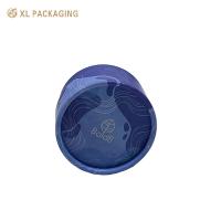 China Small Paper Tube Jewelry Box with Rainbow Silver Foil Finish and 1000gsm Rigid Greyboard for Secure 500gsm Kraft Card Insert for sale