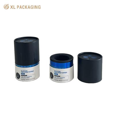 China XL Packaging Custom Packaging Box Customized Logo Flat Edge Paper Tube Packaging Kraft Paper Round Box Packaging Chocolate Gift Candy Box for sale