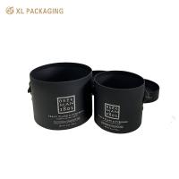China Custom Black Paper Candle Tubes Flat Edge Black Paper Tube Packaging Biodegradable Kraft Paper Tube for sale