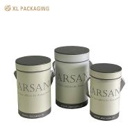 China XL Packaging Custom Packaging Box Custom Grey Cylinder Packaging Round Box Flower Paper Tube For Flower Cosmetic Gift for sale