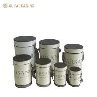 China XL Packaging Custom Packaging Box Custom Grey Cylinder Packaging Round Box Flower Paper Tube For Flower Cosmetic Gift for sale