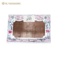 China Customized Lid and Base Rigid Paper Clear PVC Window Jewelry Packaging Pendant Necklace Bangle Bracelet Ring Box for sale