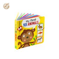 China Customized Size Children's Board Book with Thick Board Pages (1.5-3mm) and Full-Color CMYK Printing for sale