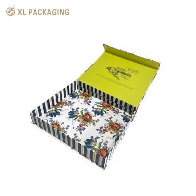 China Luxury Skincare Gift Box with Hidden Magnetic Book-Style Closure Multi-Surface Custom Printing and Thick Rigid Cardboard Structure for sale