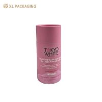 China Pink Full Color Cute Round Edge Paper Tube For Loose Leaf Tea Small Capacity Tea Paper Tube Packaging Cylinder Box for sale