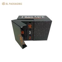 China Custom Empty 12 Days Wine Christmas Countdown Advent Calendar Gift Box for sale