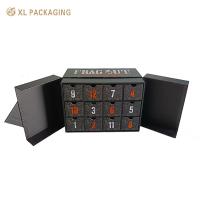 China Custom Empty 12 Days Wine Christmas Countdown Advent Calendar Gift Box for sale