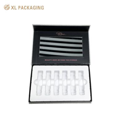 China XL Packaging Custom Packaging Box Factory Customized Size Recyclable Cardboard Paper Hard Magnetic Box Packaging with Luxury PVC Tray for sale