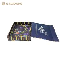 China Premium 1200gsm magnetic closure gift box with matte lamination & PVC cardpaper insert for elegant gifting packaging. for sale