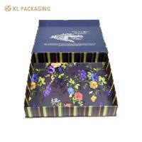 China Premium 1200gsm magnetic closure gift box with matte lamination & PVC cardpaper insert for elegant gifting packaging. for sale