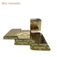 China Luxury Gold Embossed Folding Cardboard Box with Double-Sided Printing for Eco-Friendly Cosmetic Packaging for sale
