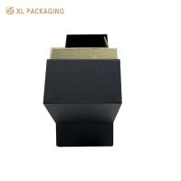 China XL Packaging Custom Packaging Box Factory Two Door Open Magnet Perfume Paper Box Black EVA Foam Insert Texture Paper Box for sale