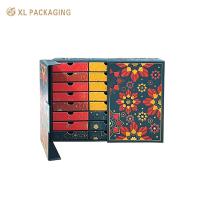 China XL Packaging Custom Packaging Box Factory 24 Drawer Advent Calendar Packaging Box Tea Hot Coffee Chocolate Bag Advent Calendar for sale