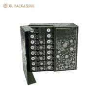 China XL Packaging Custom Packaging Box Factory Customized 24 Drawer Advent Calendar Gift Box Packaging Hot Coffee Bag Chocolate Bag for sale