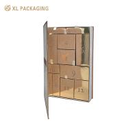 China XL Packaging Custom Gift Box Packaging Customize Advent Calendar SkinCare Box 12 Drawer Cream Lipstick Perfume Cosmetic Advent Calendar Box Gift Paper Board for sale