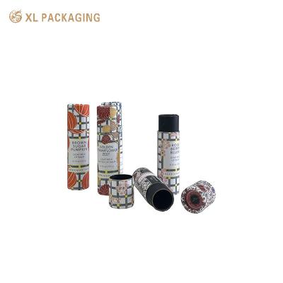 China XL Packaging Custom Packaging Box Small Colorful Lip Balm Paper Tube Cosmetic Cylindrical Paper Tube Box Packaging for sale