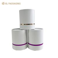 China XL Packaging Custom Packaging Factory Custom Logo Cylinder Round Candle Paper Tube Packaging Box White Candle Paper Box for sale