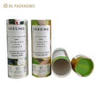 China XL Packaging Custom Packaging Factory Eco Friendly Essential Oil Paper Tube Gold Foil Round Cardboard Lip Gloss Tube Packaging for sale